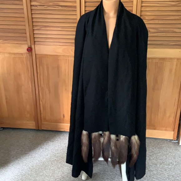 c’est simone | Jackets & Coats | Cest Simone Vintage Cape Wmink Tails ...